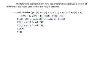 Anything but simple Mathematica | PPT