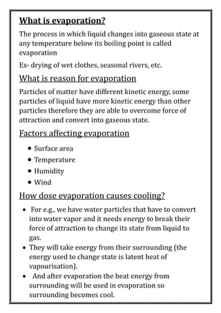 class 9 chemistry Ch 1 matter | DOCX