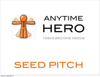 ANYTIME HERO Pitch Deck 2.1 | PPT