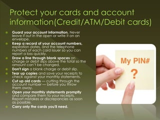 Any time misuse (atm – loss) | PPT