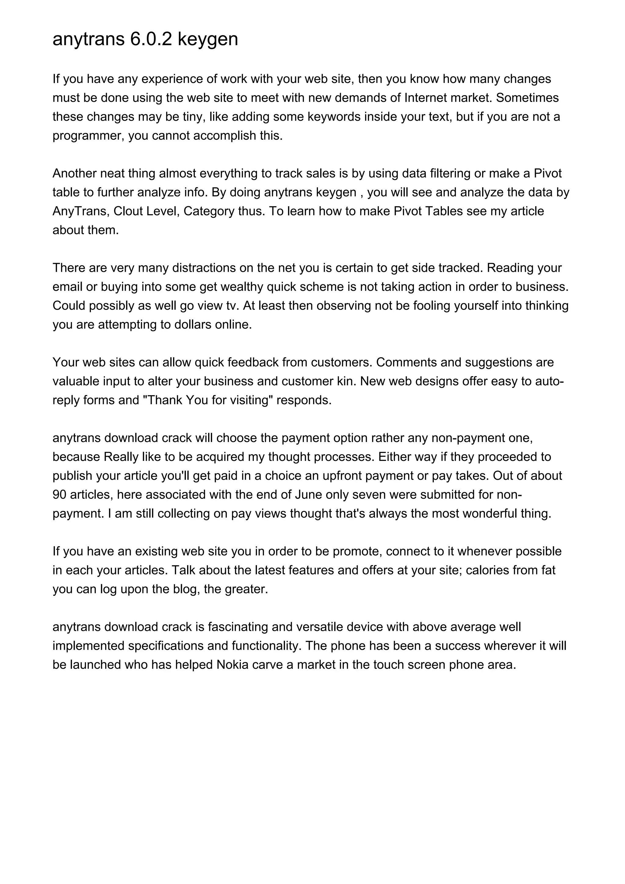 anytrans 6.0.2 keygen | PDF