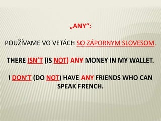 "ANY" vs. "NO" | PPSX