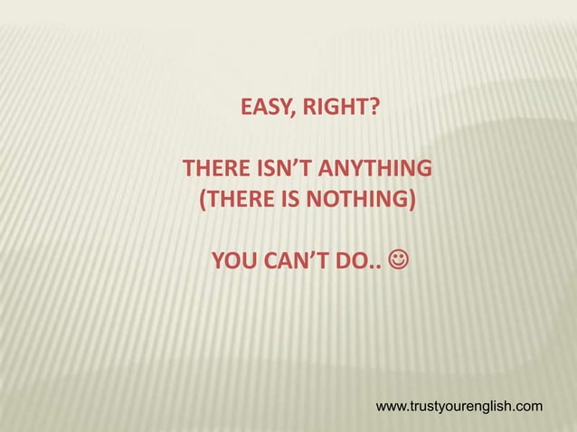 "ANY" vs. "NO" | PPSX