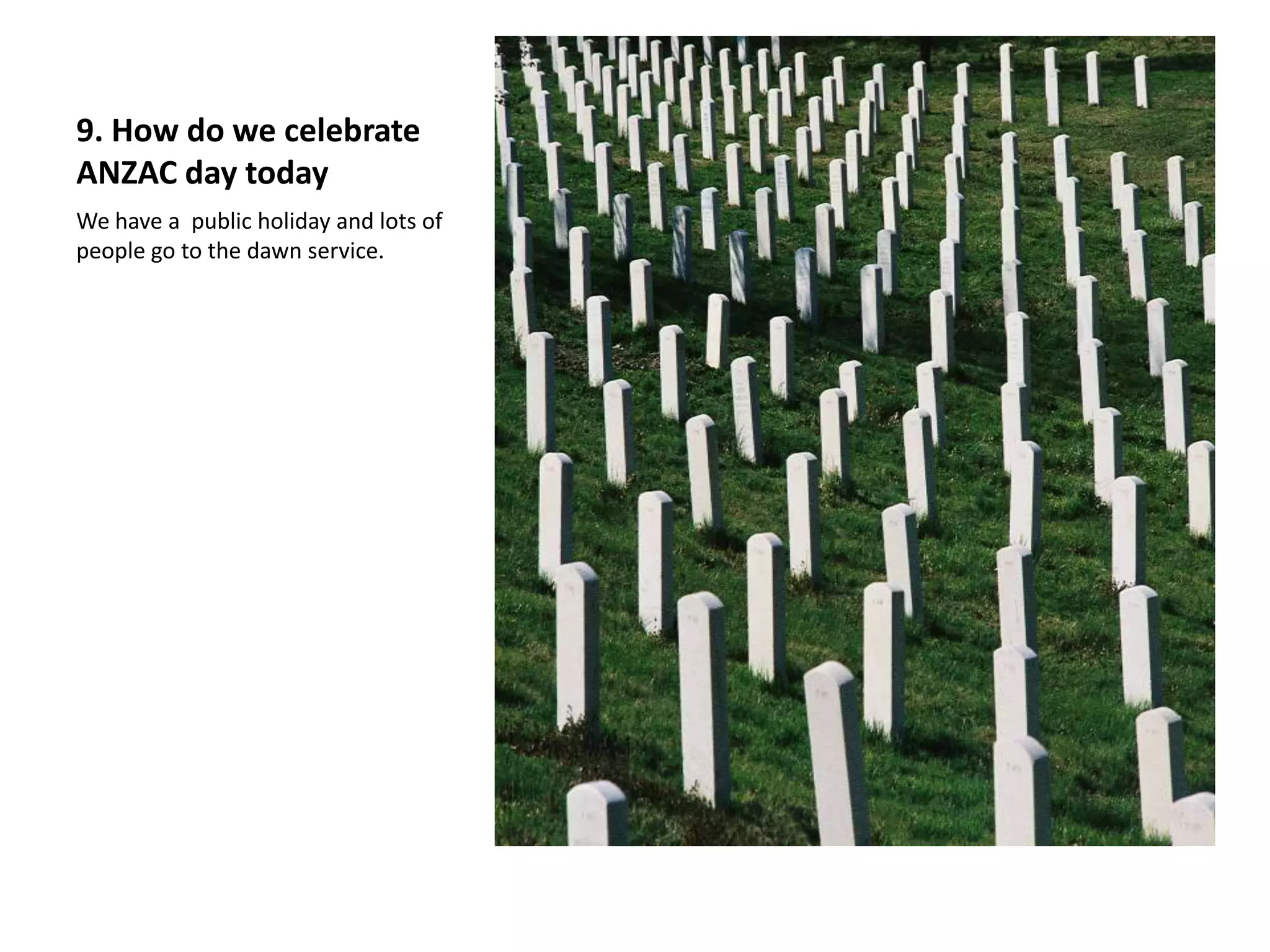 Anzac day presentation. | PPTX