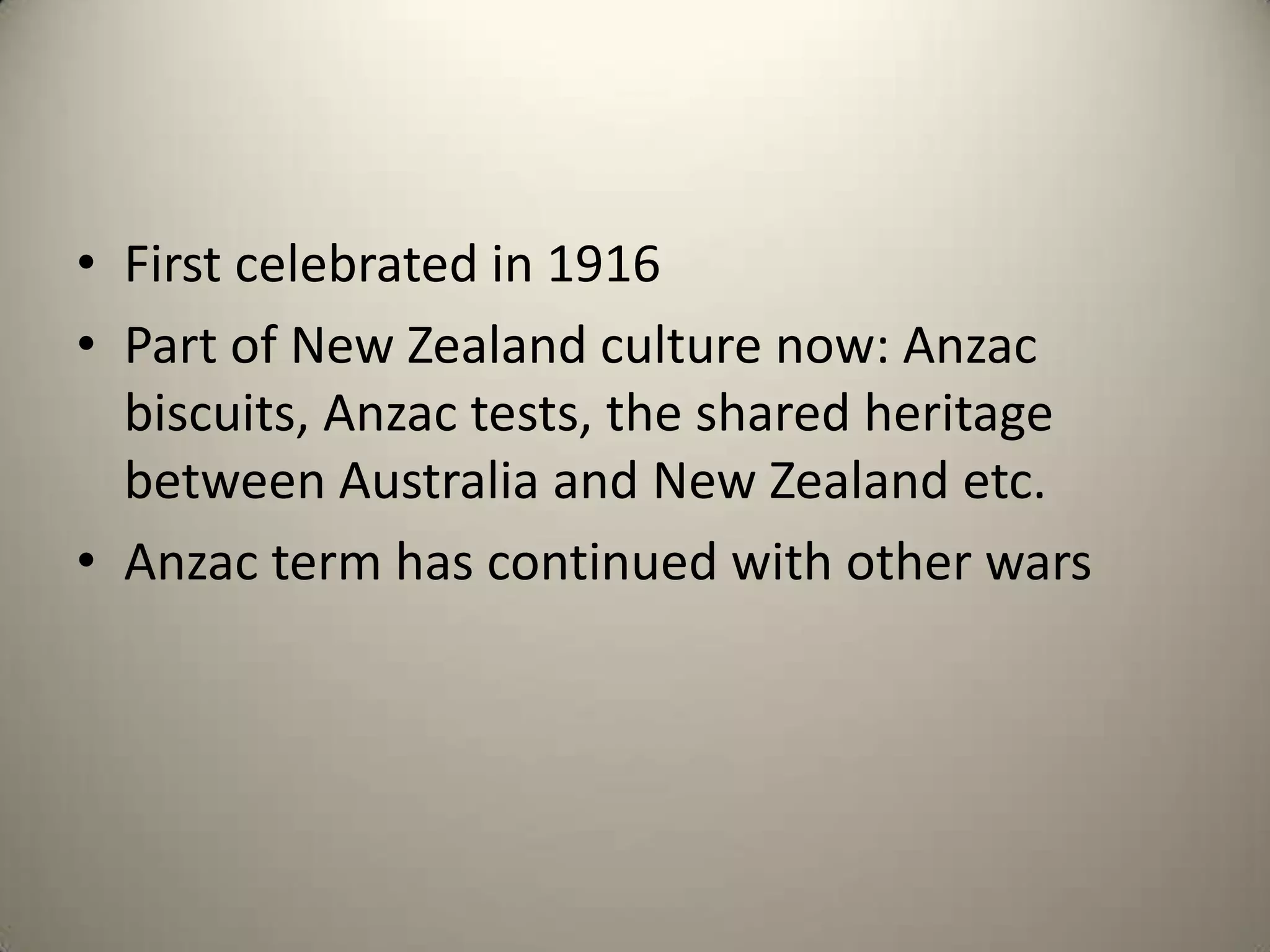 Anzac day | PPTX
