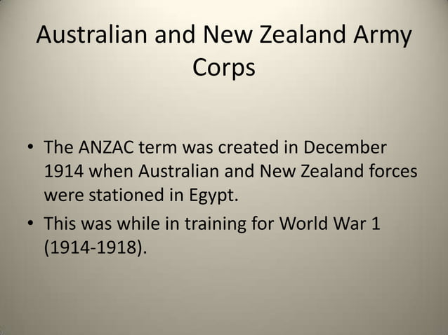 Anzac day | PPT