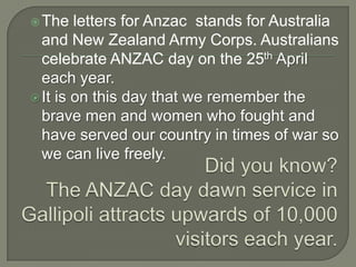 ANZAC Day | PPT