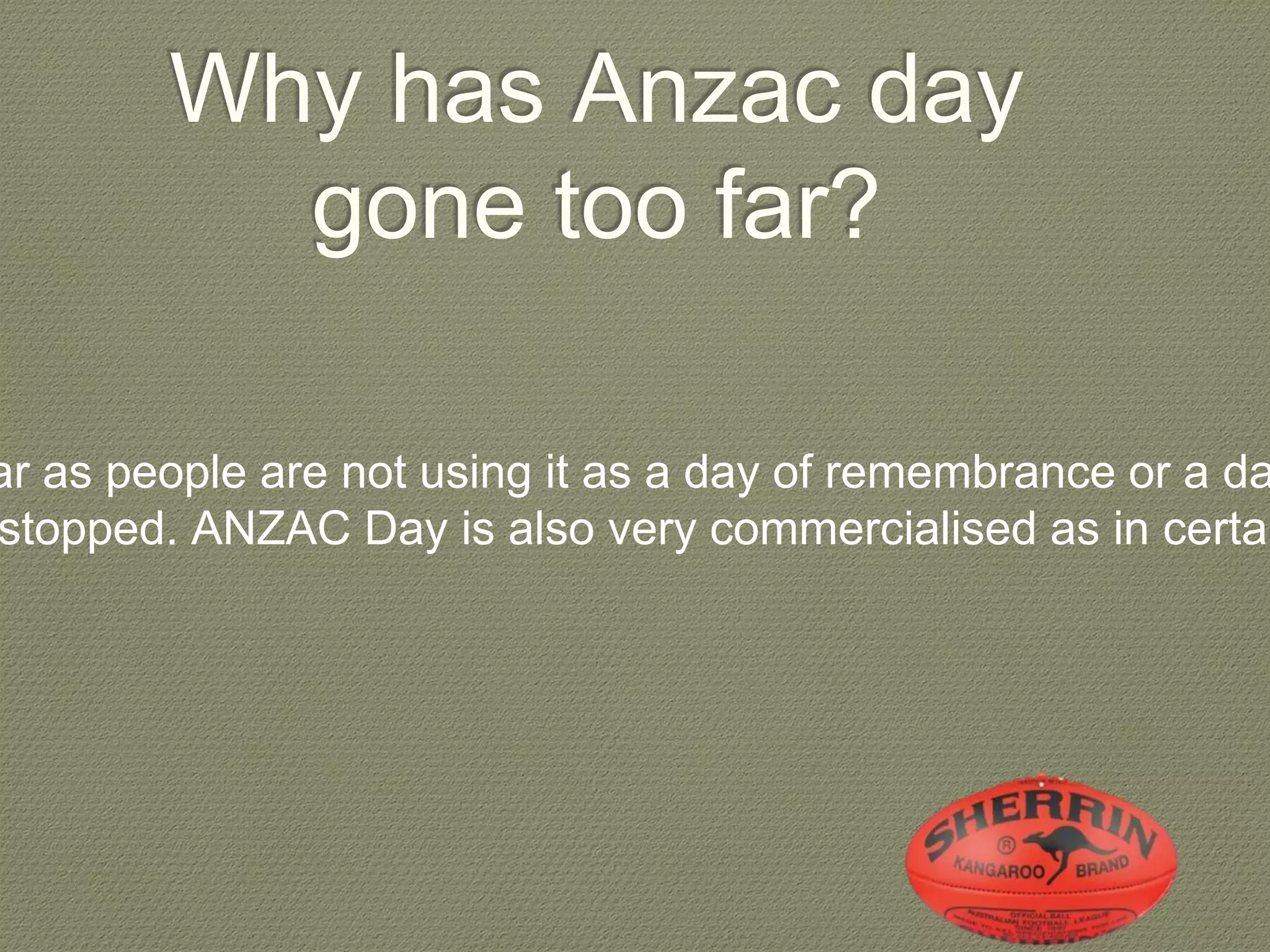 Anzac day | PPTX