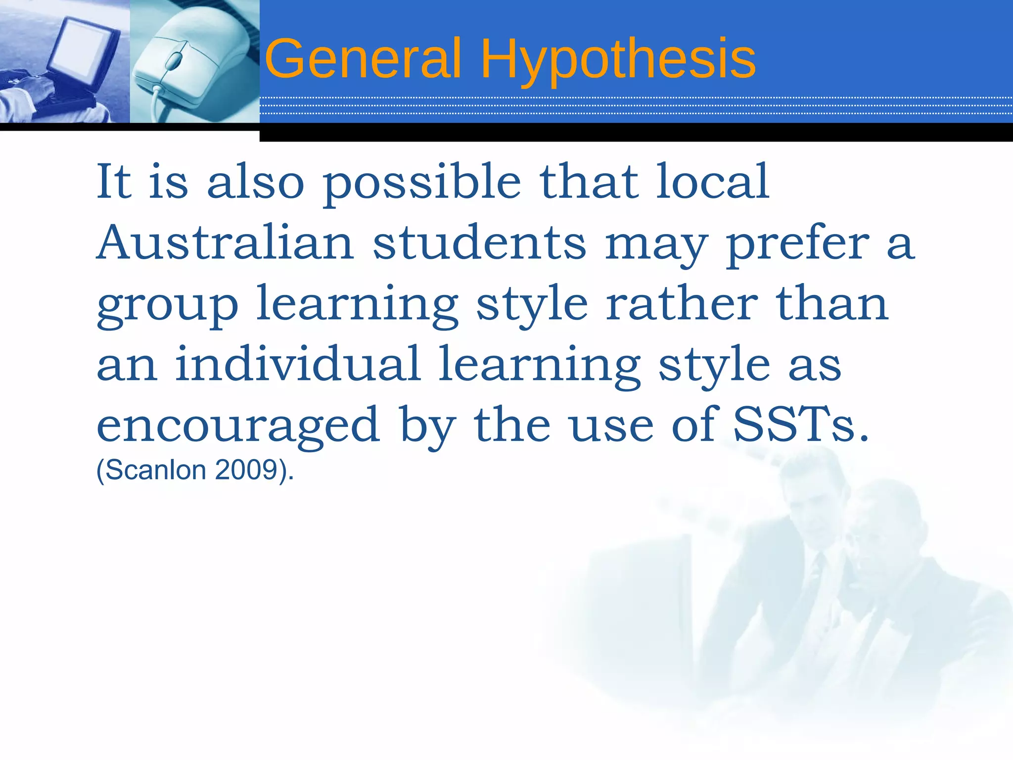 Anzamc 09 Presentation Group Learning & Sst | PPT | Education