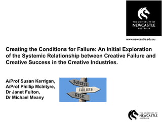 ing the Conditions for Failure: An Initial Exploration of the Systemic ...