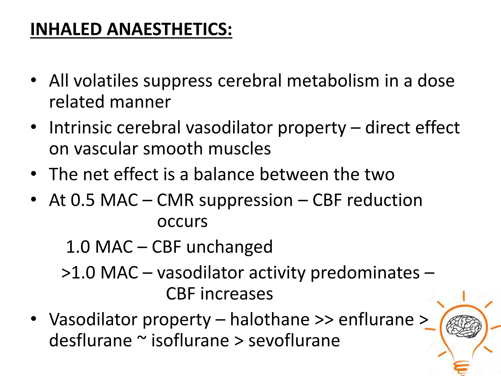 Dr Anzil A R( CEREBRAL PHYSIOLOGY AND ANAESTHESIA DRUGS) | PPTX