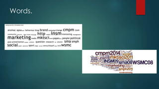 #ANZMAC2014 Twitter Content Analysis Framework: Classification and ...