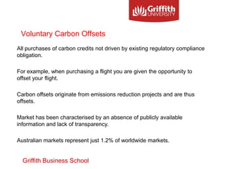 Purchase of Voluntary Carbon offsets | PPTX | Business | Business and ...