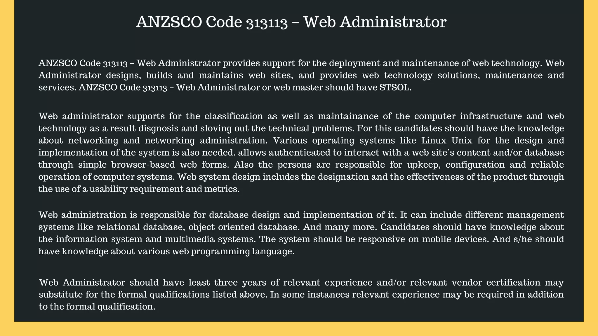 Anzsco codes for acs rpl | PPT