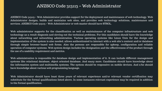 Anzsco codes for acs rpl | PPT