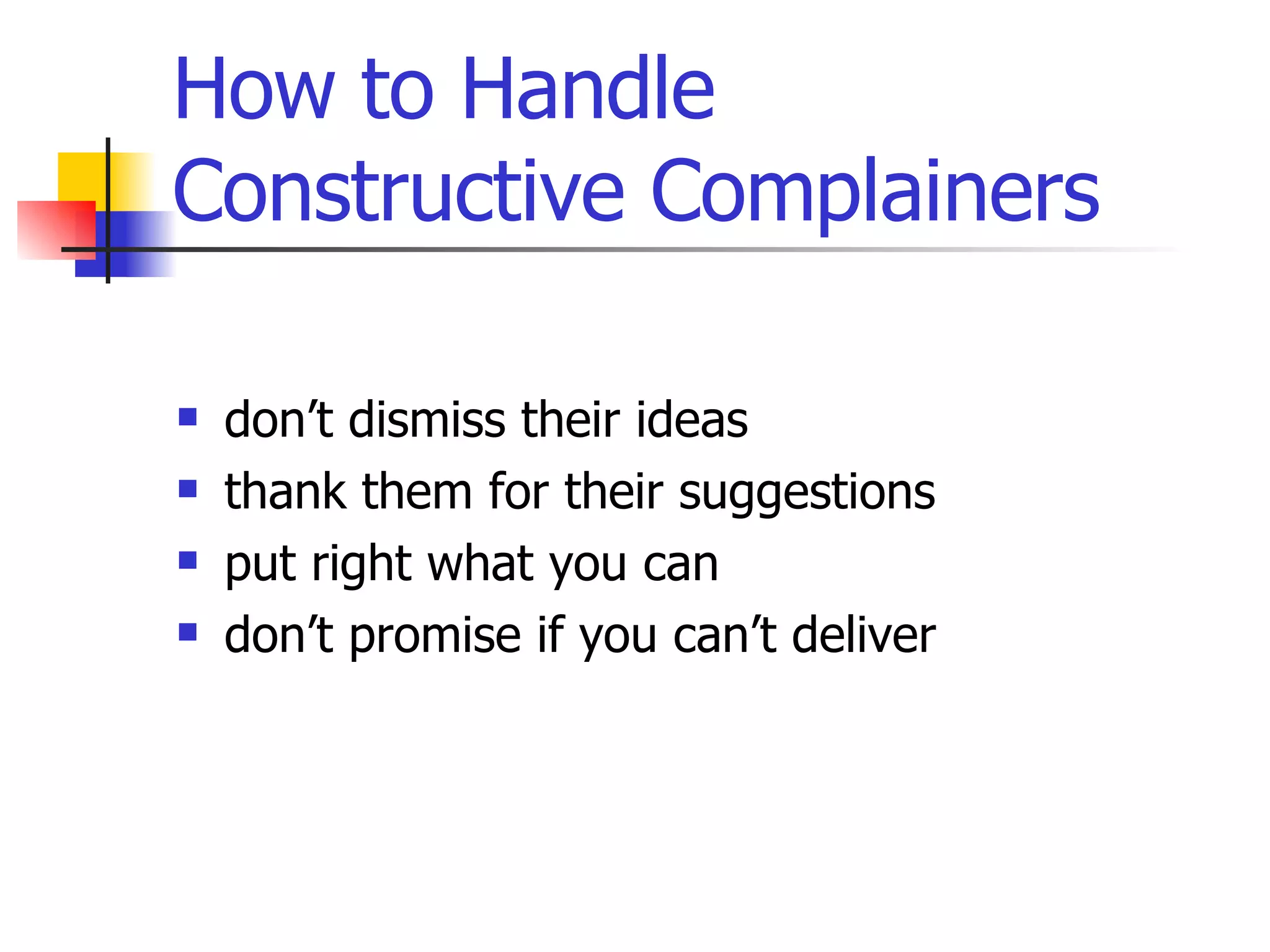 Ao1b Consumer Complaints | PPT