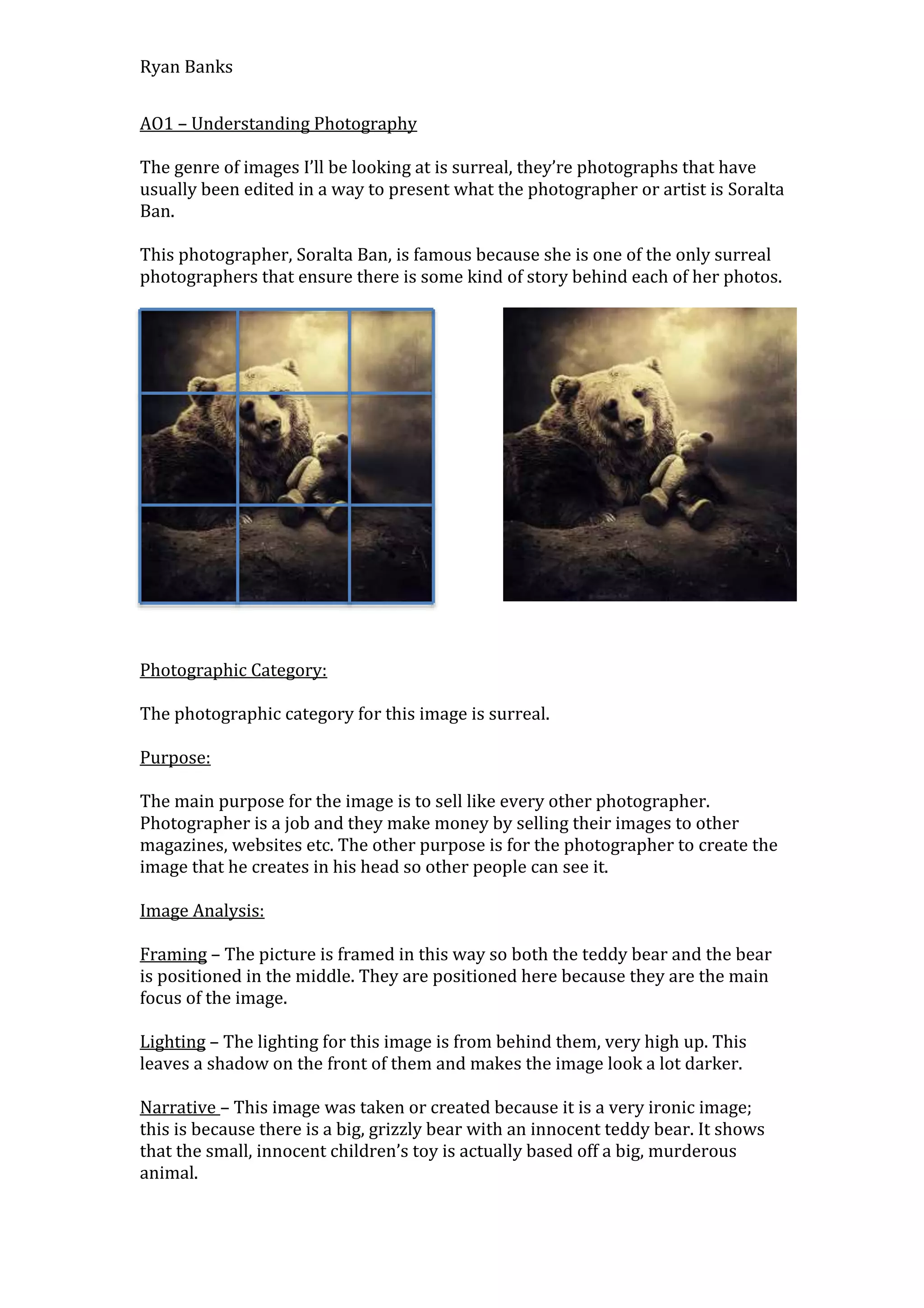 Ao1 – understanding photography surreal potato | PDF