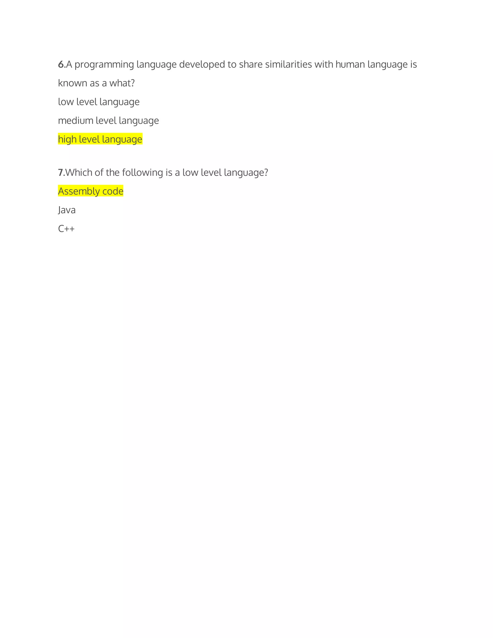 Ao2 programminglanguages | PDF
