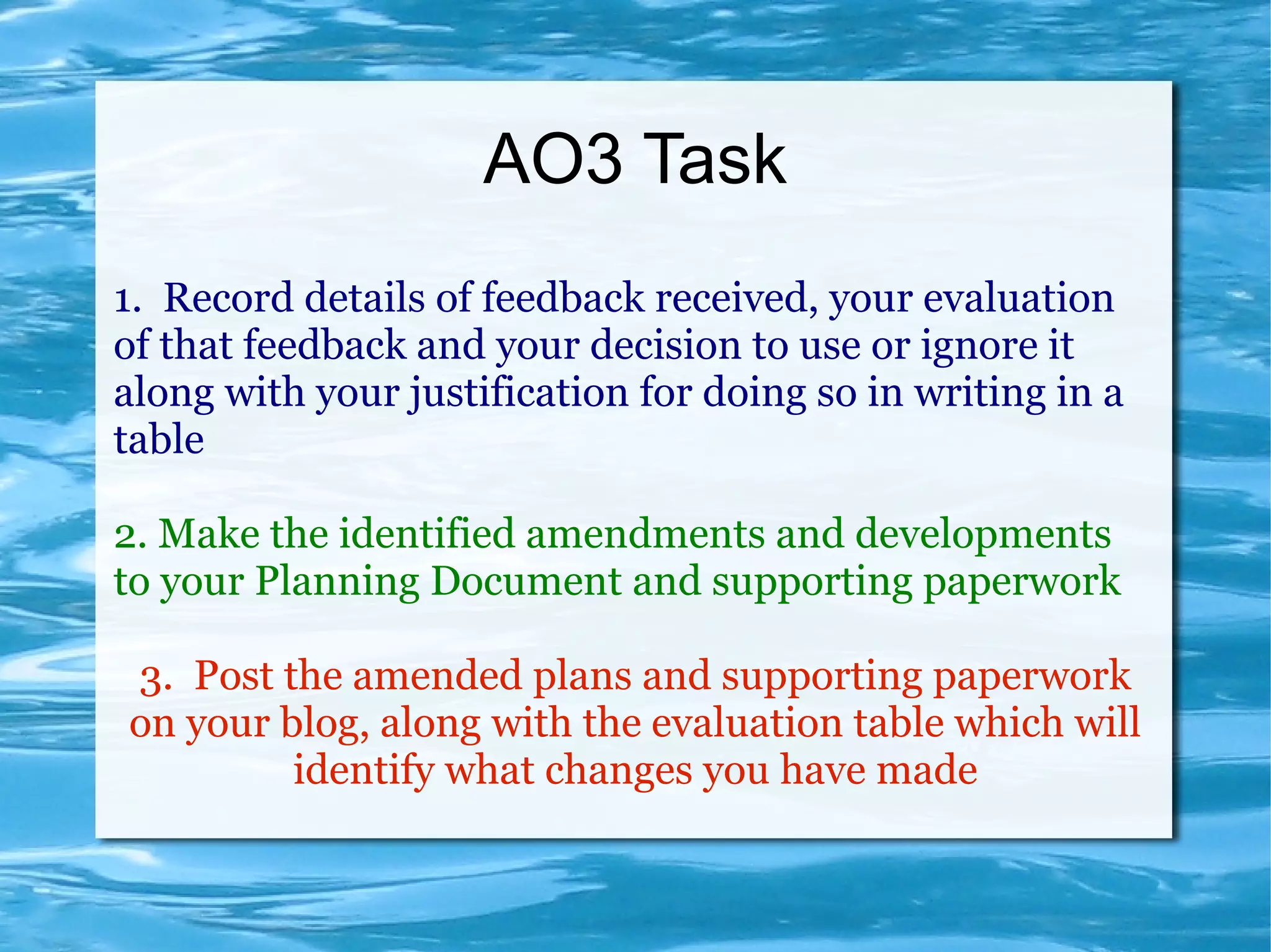 Ao3 presentation | PDF