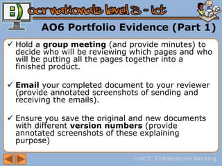 Ao6 collaboratively review | PPT