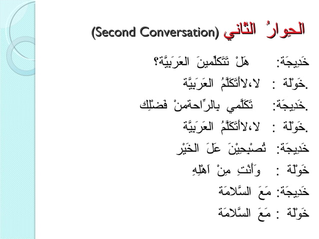 Arabic on Air - Greeting and Introduction part 2 | PPT