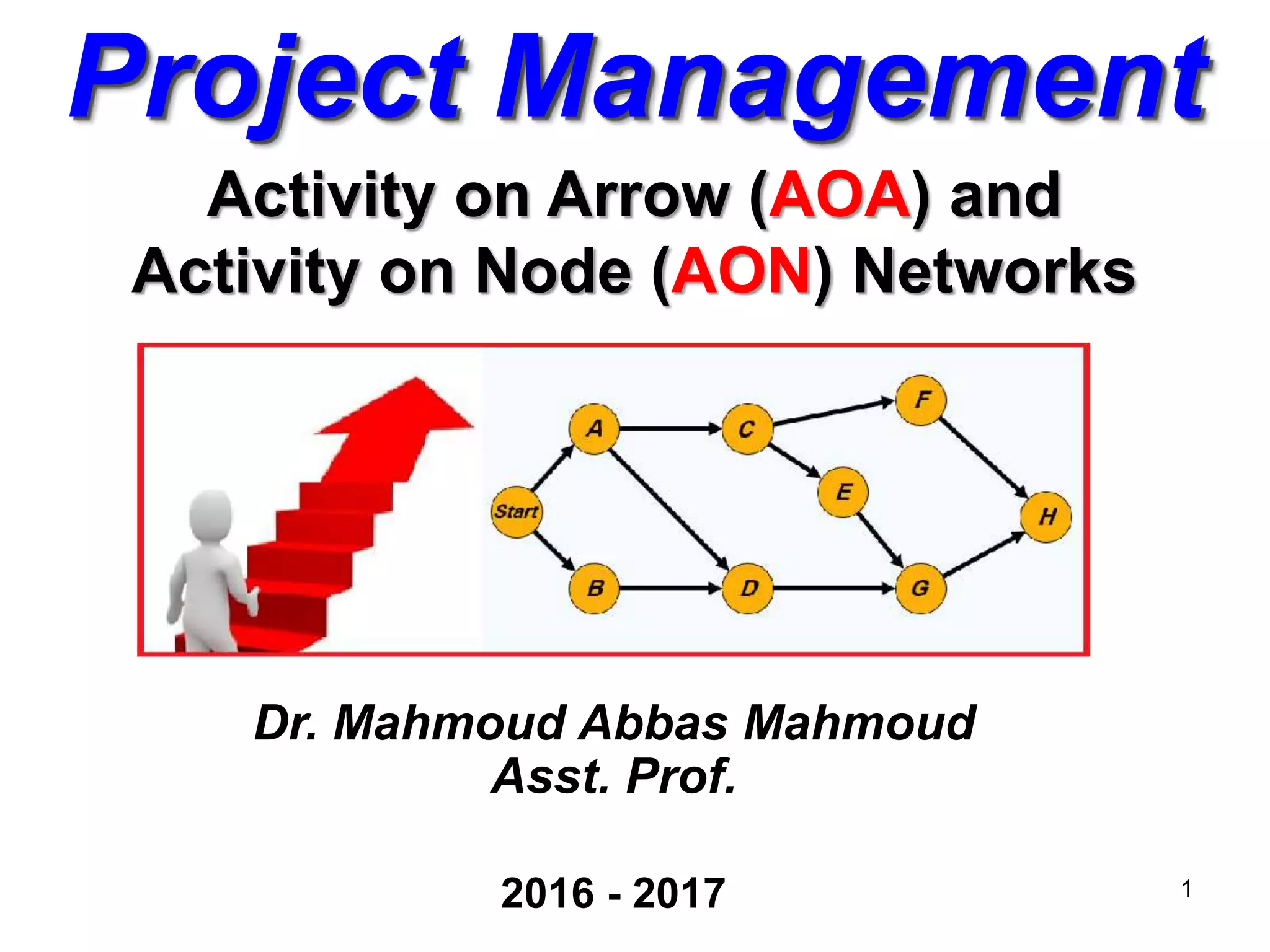 (Aoa) and (aon) networks | PPSX