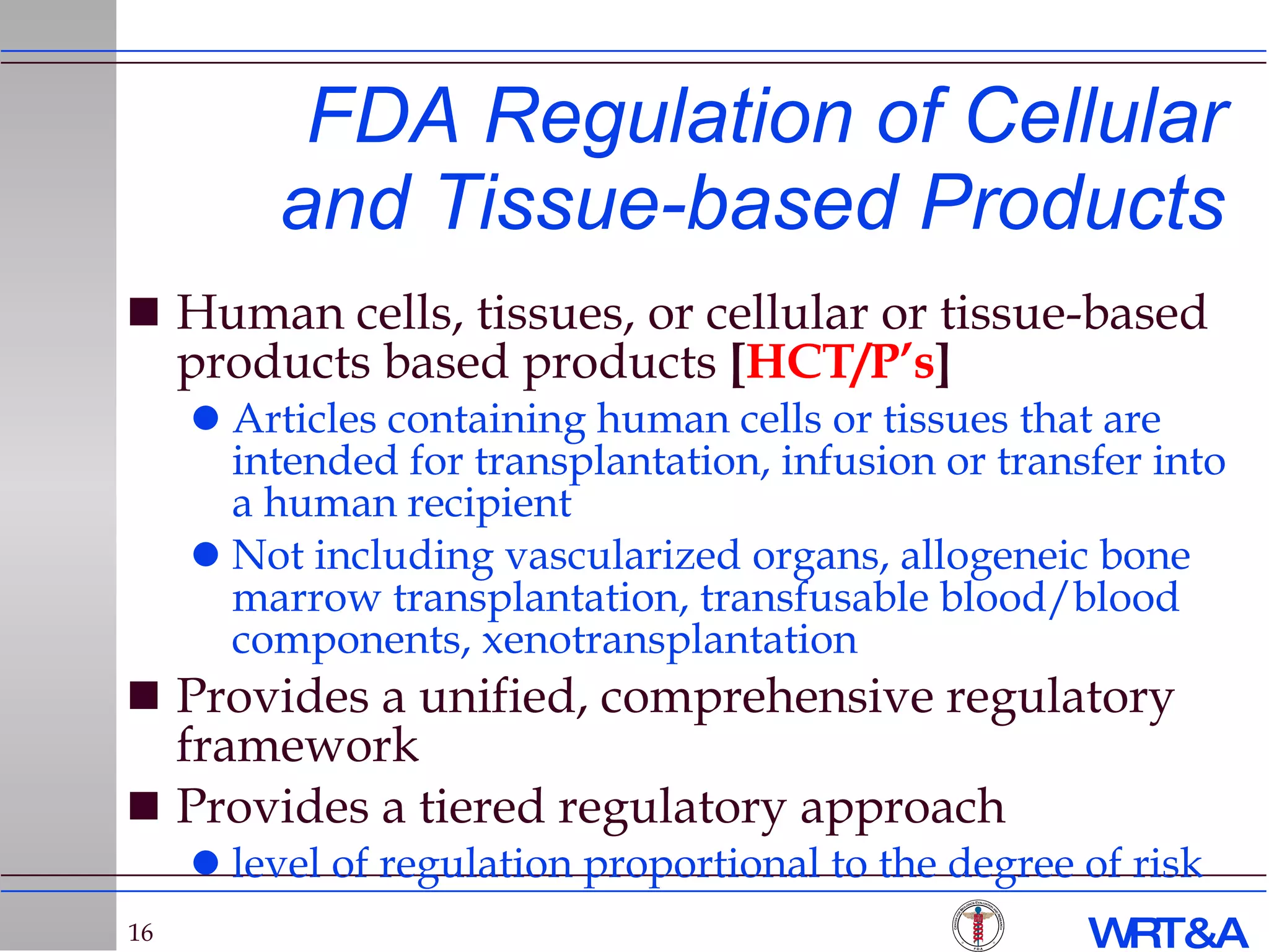 Gene Therapy / Cell Therapy / Stem Cells – Regulations for the "New ...