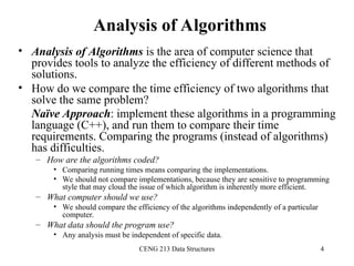 Introduction of Analysis of Algorithm , asymptotic notations | PPT