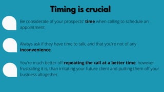 Effective appointment setting - tips and tricks | PDF | Resume Writing ...