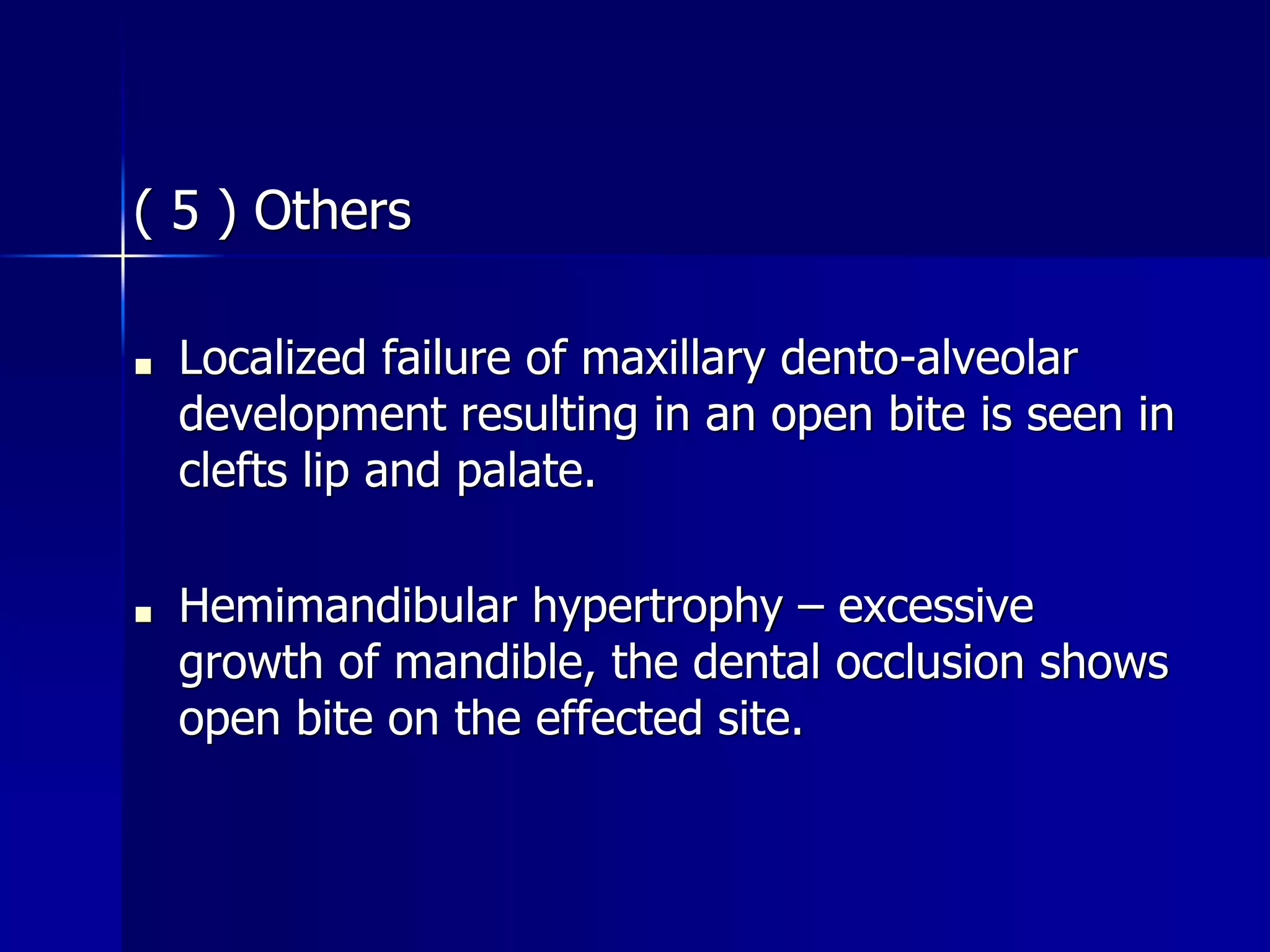 Anterior Open Bite and Deep Bite | PPTX