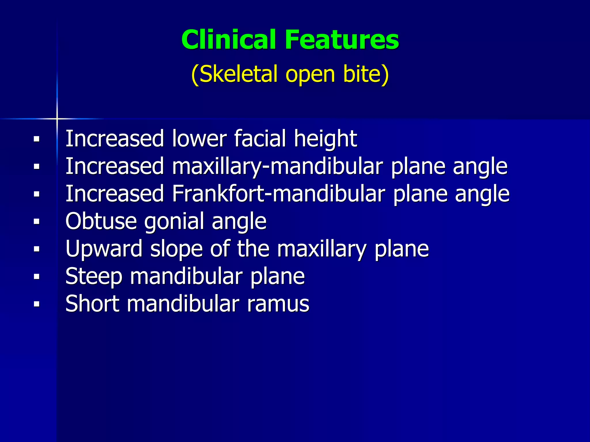 Anterior Open Bite and Deep Bite | PPTX