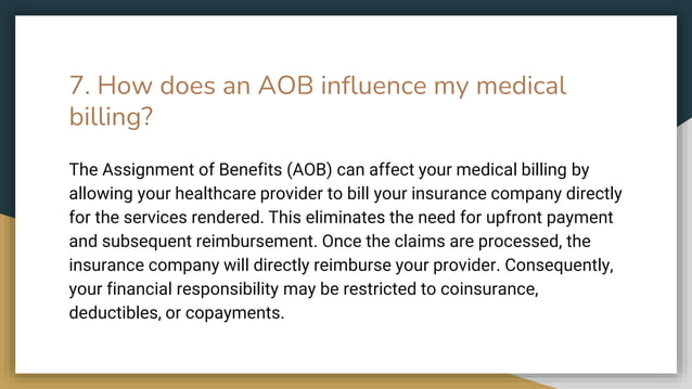 Overview AOB in medical billing Benefits.pptx