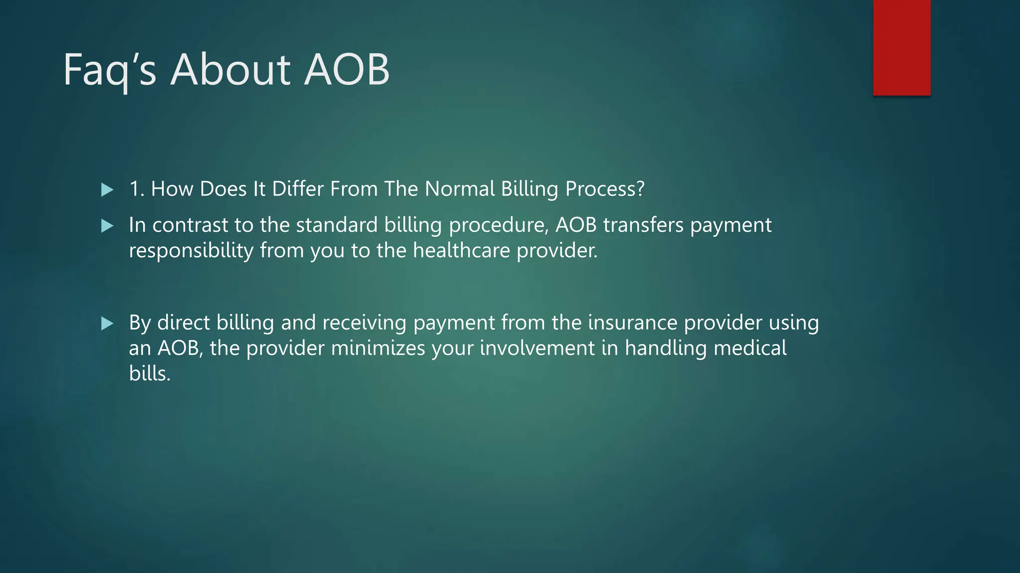 AOB in Medical Billing Health Management.pptx