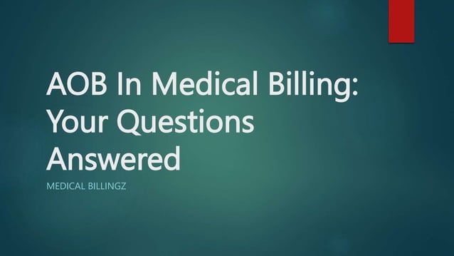 AOB in Medical Billing Health Management.pptx