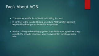 AOB in Medical Billing Health Management.pptx