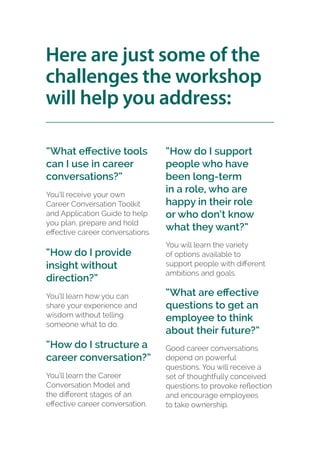 Confident Career Conversations Workshop | PDF