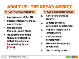 AOCC Launch - NEPAD Presentation | PPTX