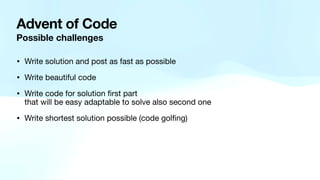 AoC code golfing | PPT