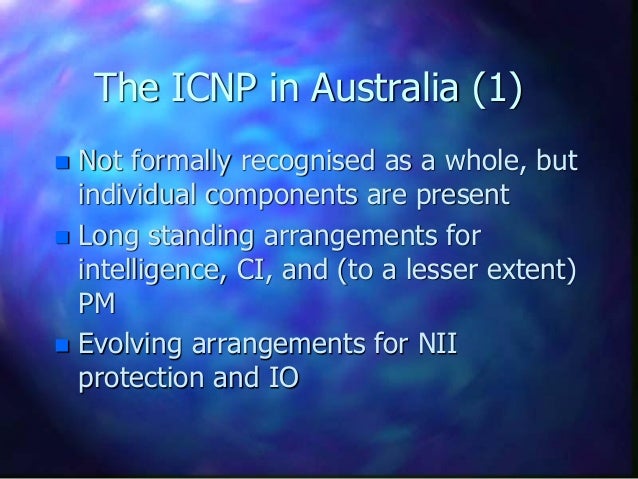 The Information Component of National Power and Australian National S…