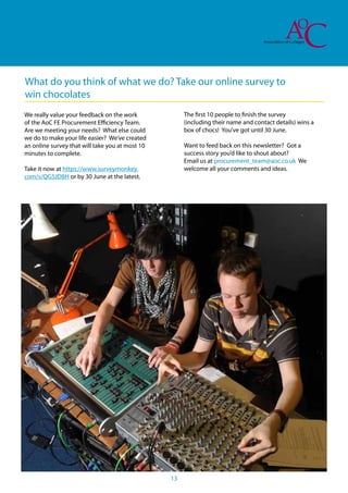 AoC procurement newsletter spring 2011 | PDF