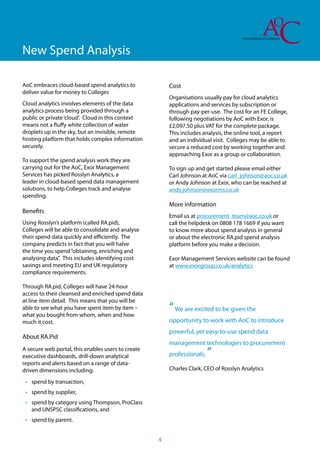 AoC procurement newsletter spring 2011 | PDF