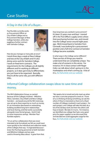 AoC procurement newsletter spring 2011 | PDF