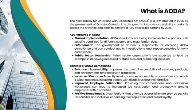 AODA Compliance Testing Services: Ensuring Accessibility for All | PPT