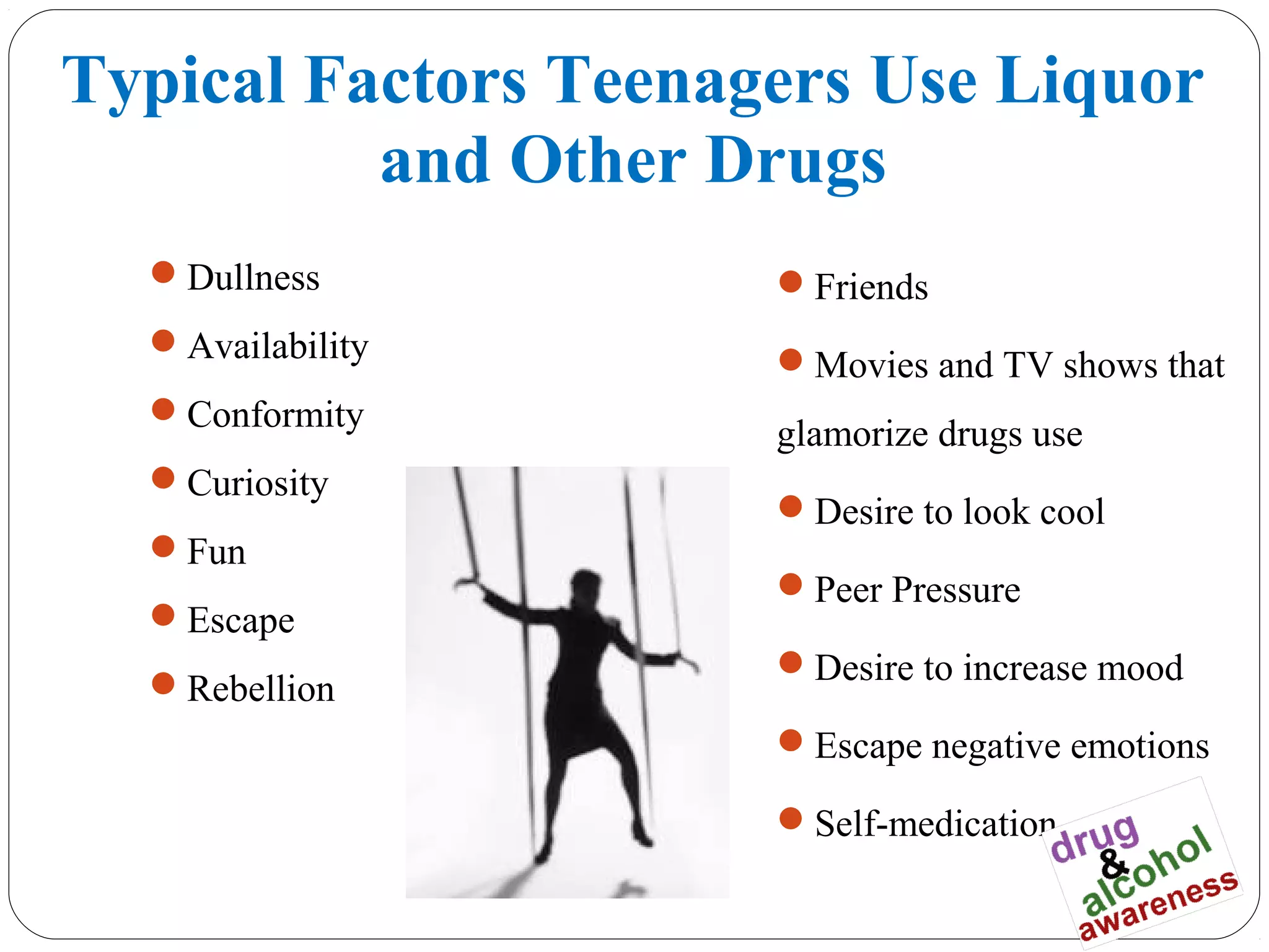 Alcohol and Drugs Awareness Suggestions | Len Mistretta | PPT