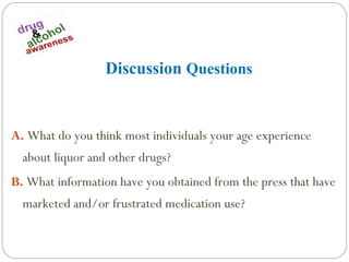Alcohol and Drugs Awareness Suggestions | Len Mistretta | PPT