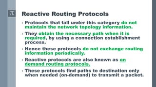 AODV (adhoc ondemand distance vector routing) | PPTX
