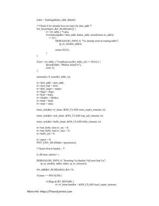 Aodv routing protocol code in ns2 | PDF