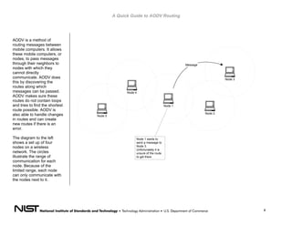 Aodv guide | PDF