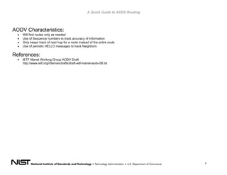 Aodv guide | PDF