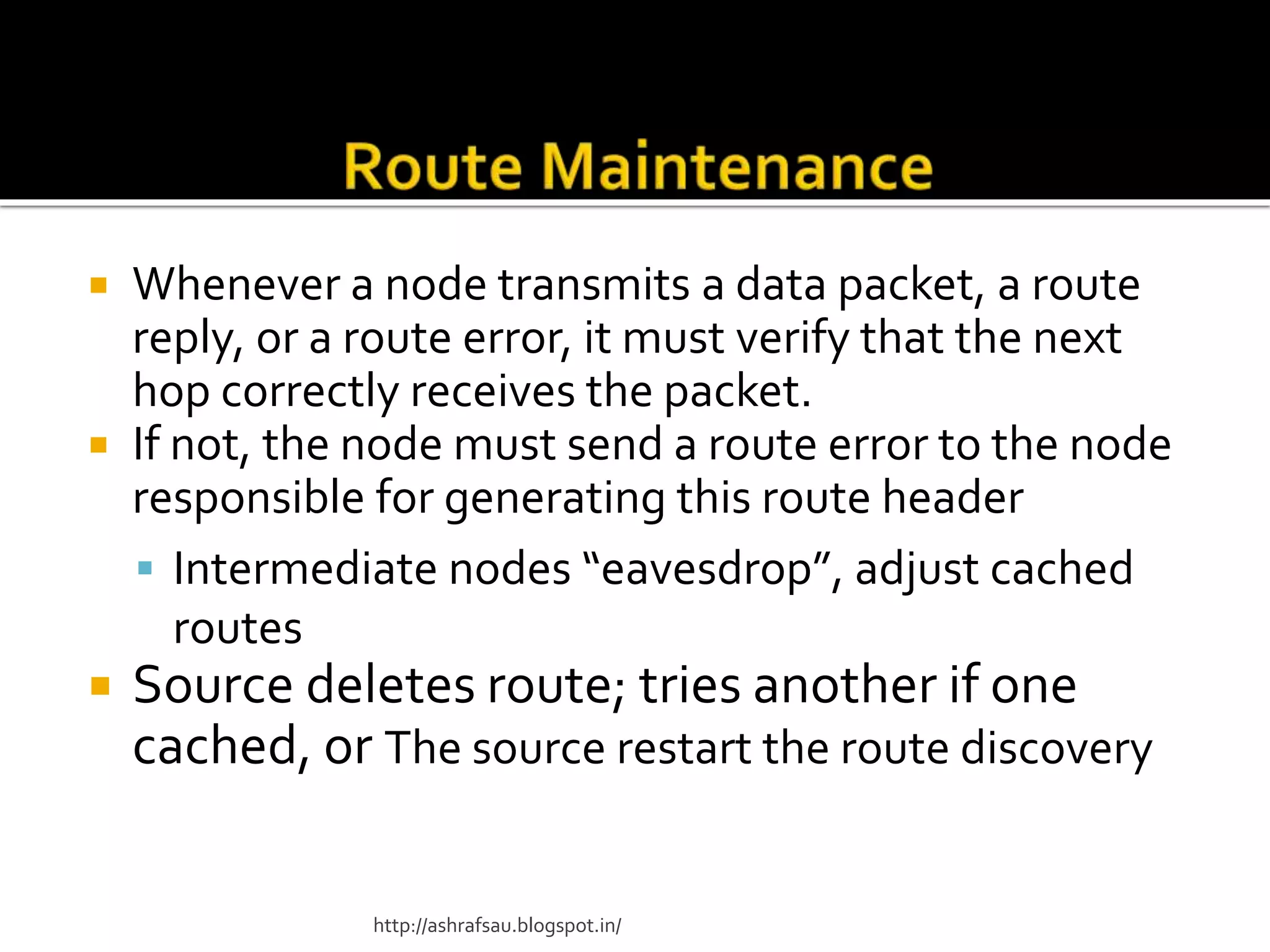 Aodv Routing Protocol Pptx